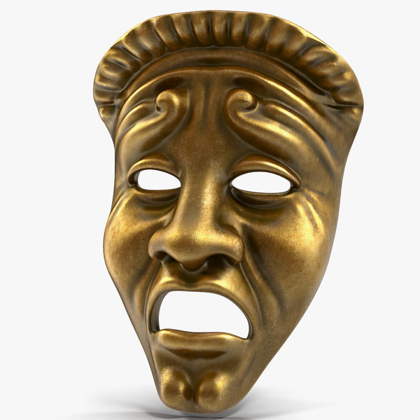 theatre masks 3d model