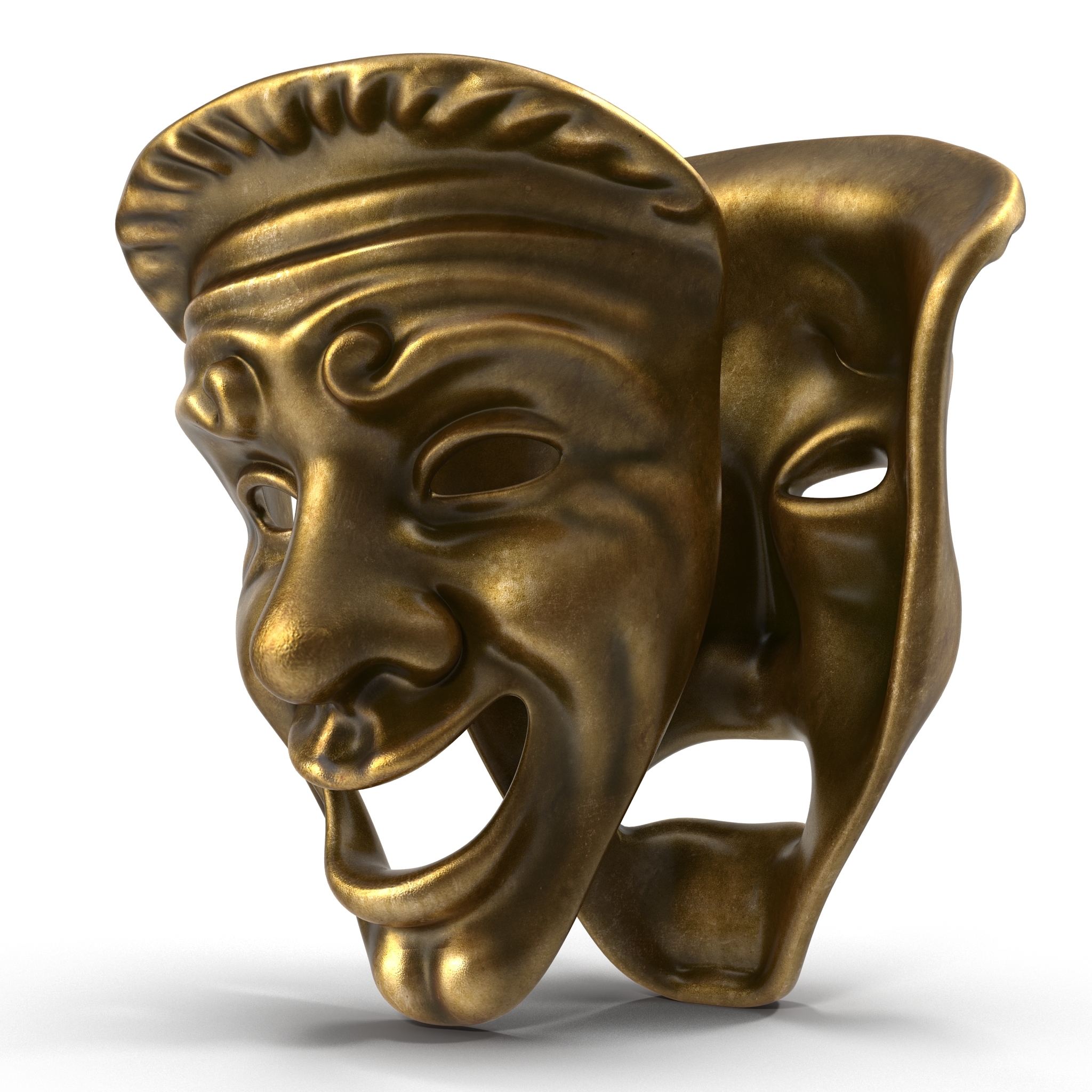 theatre masks 3d model