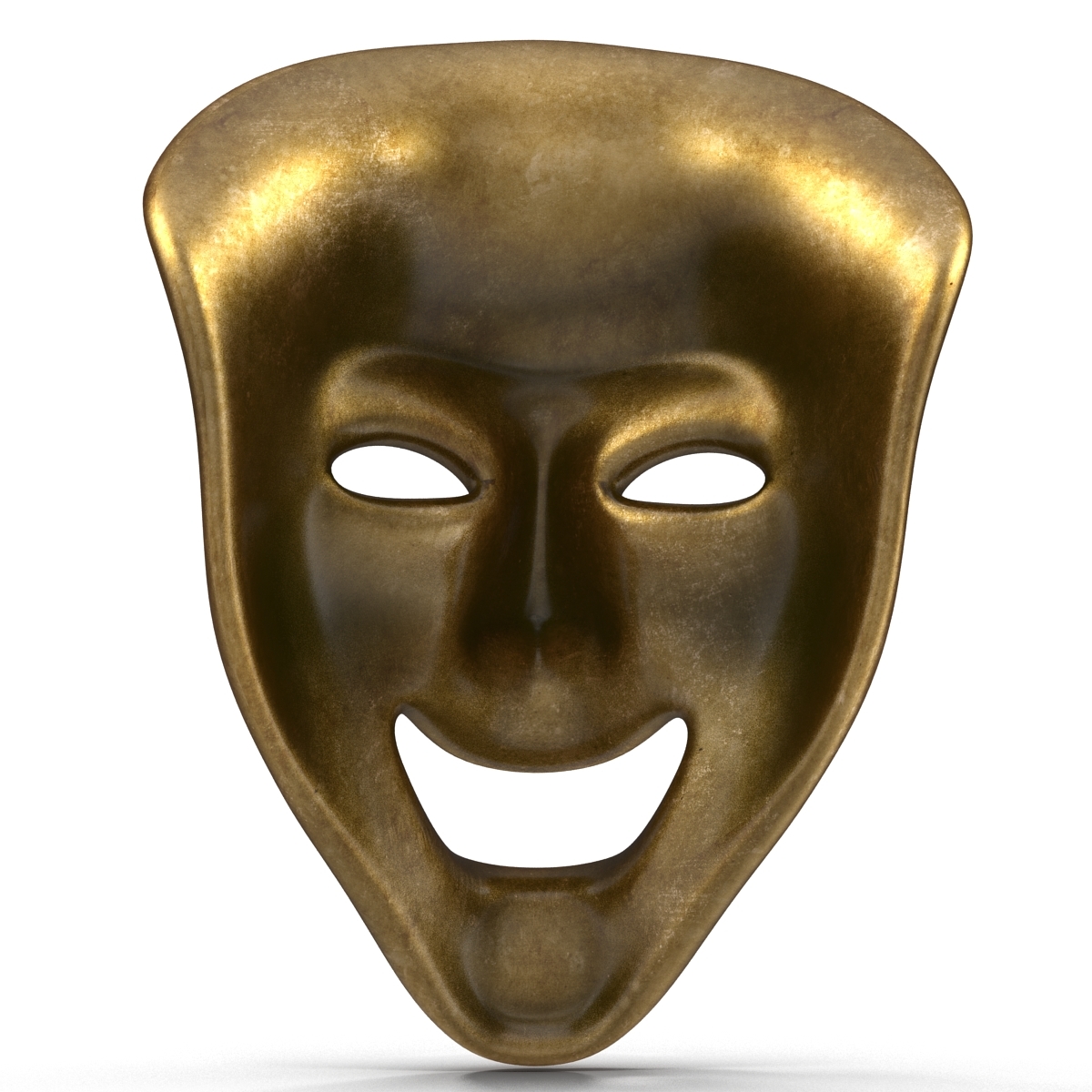 theatre comedy mask 3d max