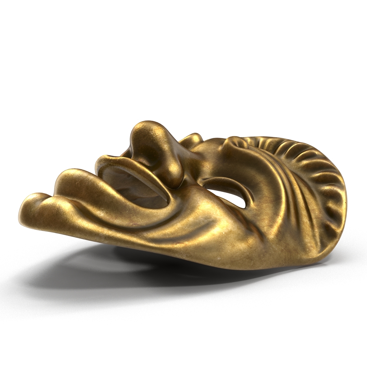 theatre comedy mask 3d max