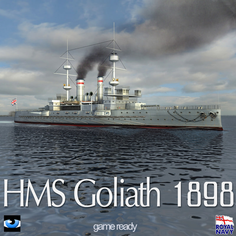 hms goliath 1898 world war 3ds