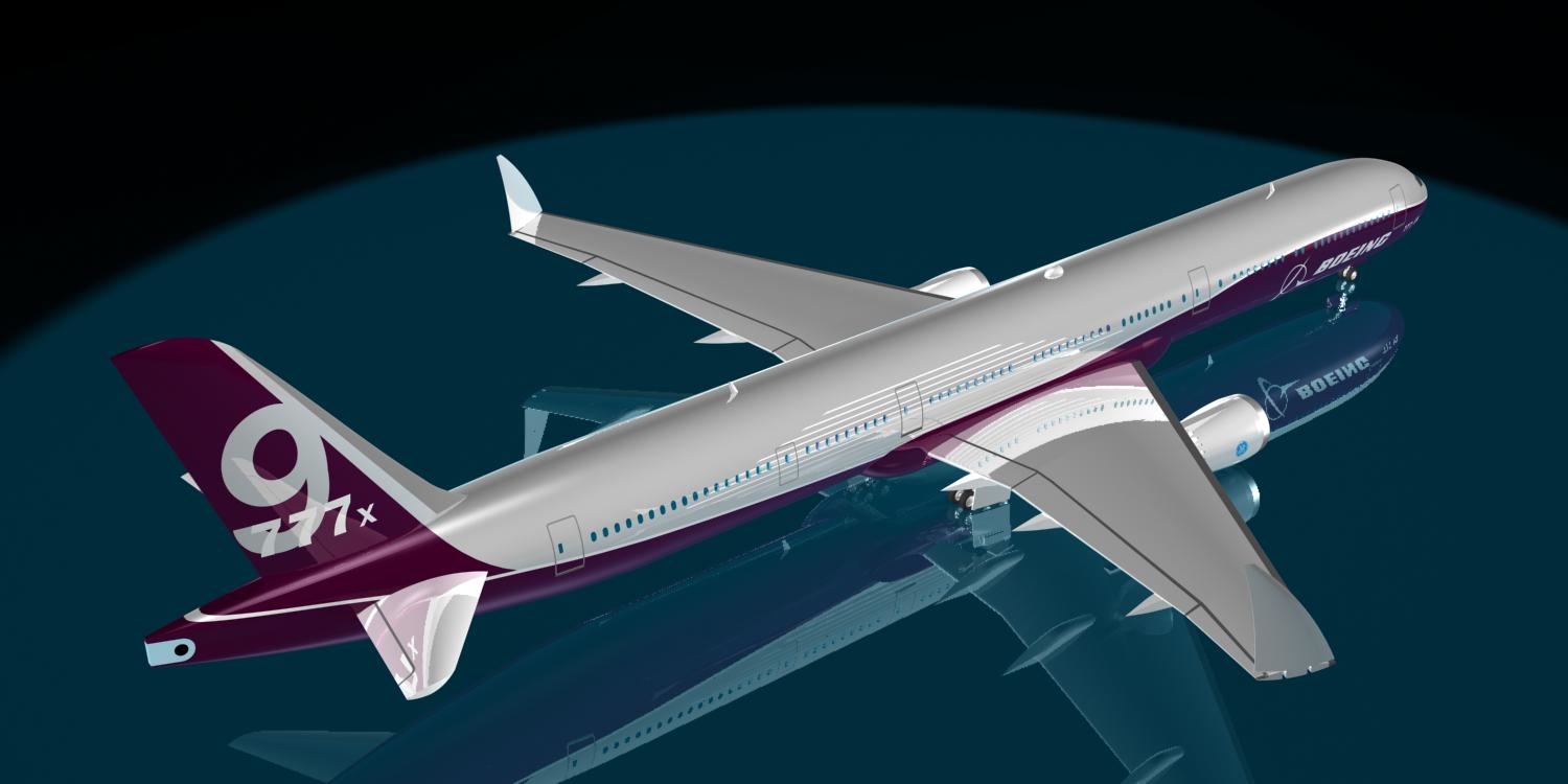 3d boeing 777-9x