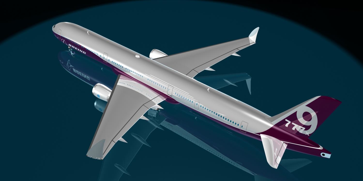 3d boeing 777-9x