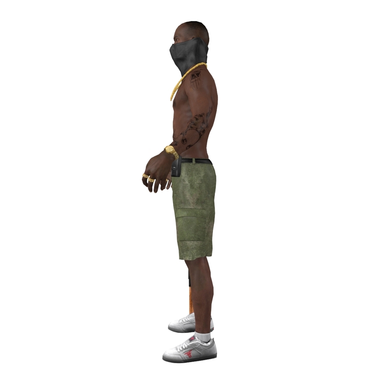 black gangsta 3d model