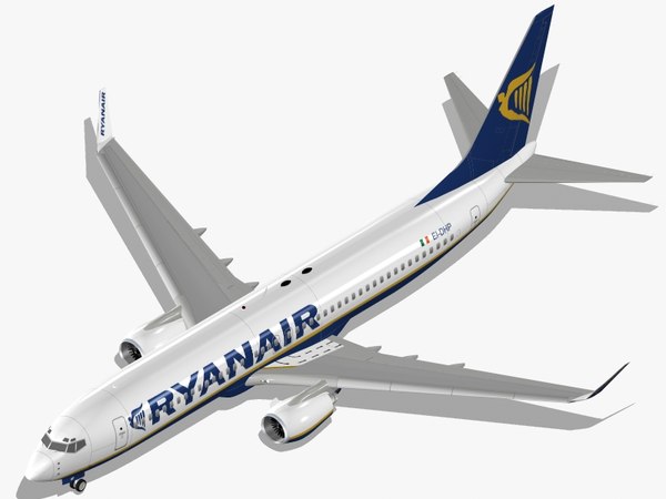 3d boeing 737-800 ryanair model