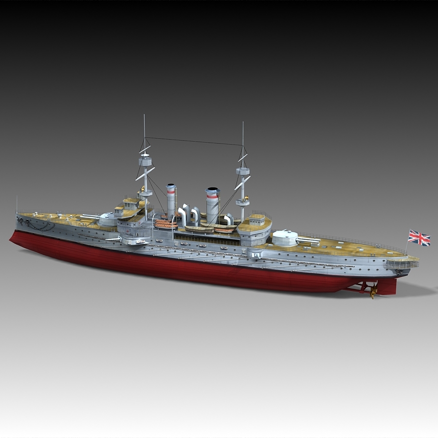 hms goliath 1898 world war 3d max