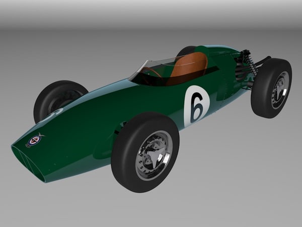 3d rear spoiler f1 model