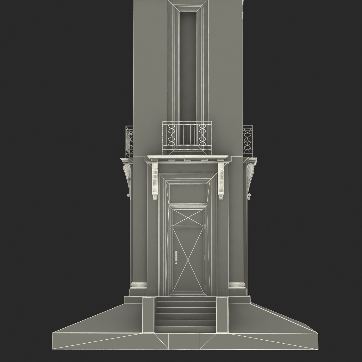 clock tower 3d max