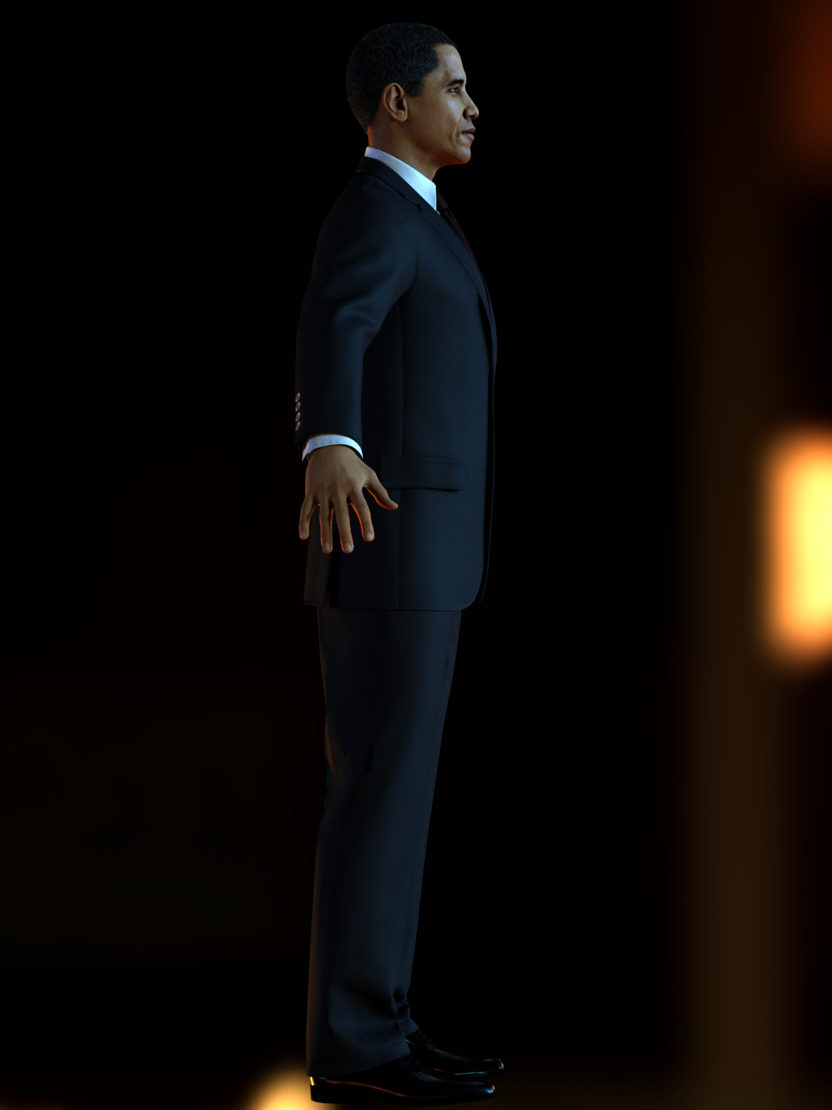 3d barack obama