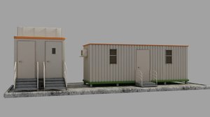3d model portacabin cabin