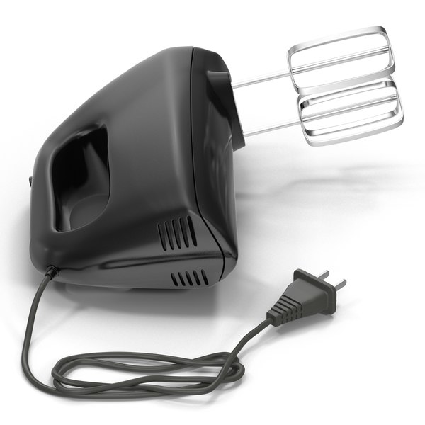 hand mixer black 3d model