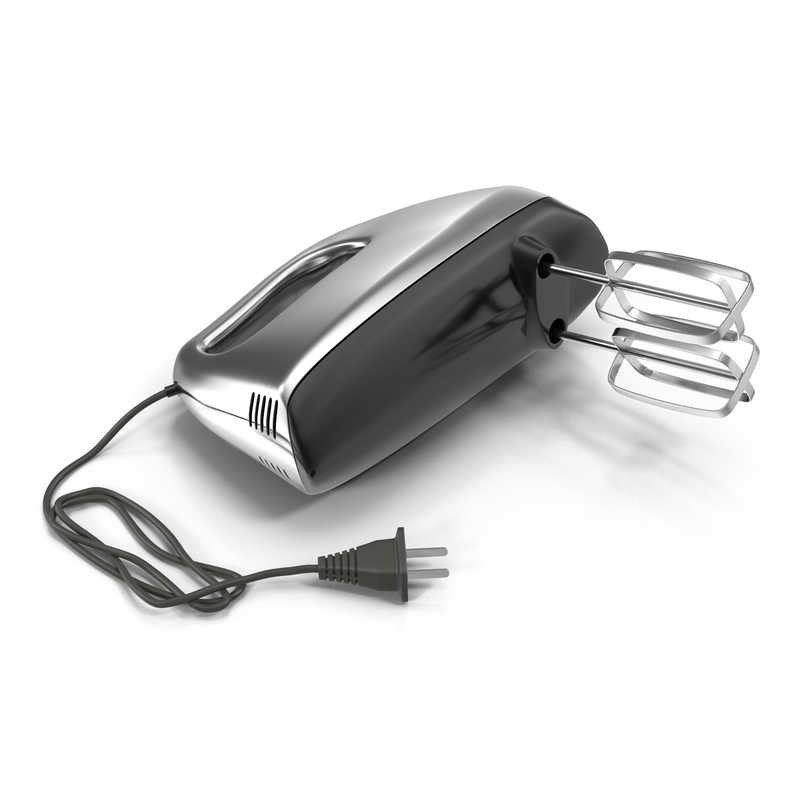 3d hand mixer chrome