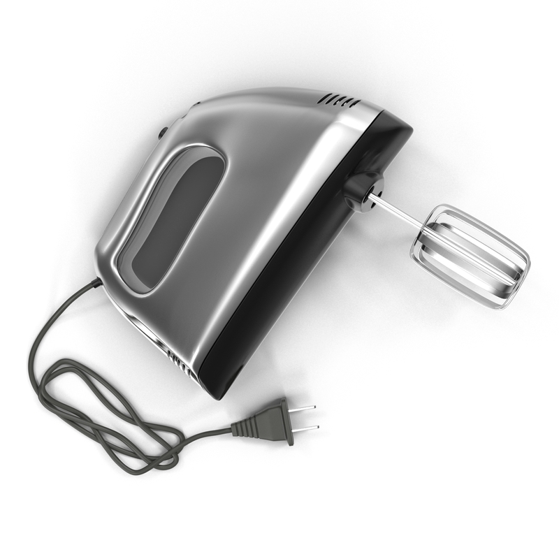 3d hand mixer chrome