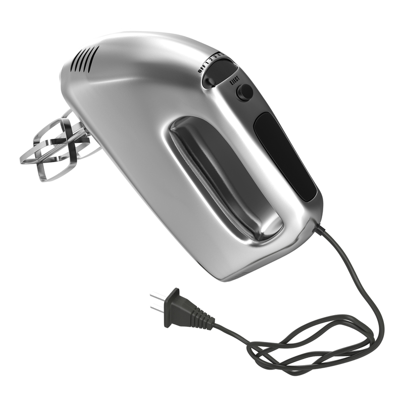 3d hand mixer chrome