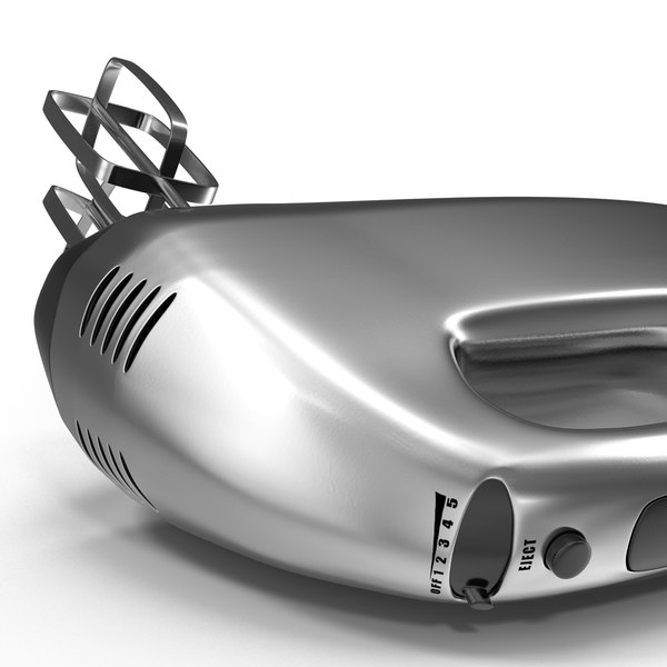 3d hand mixer chrome
