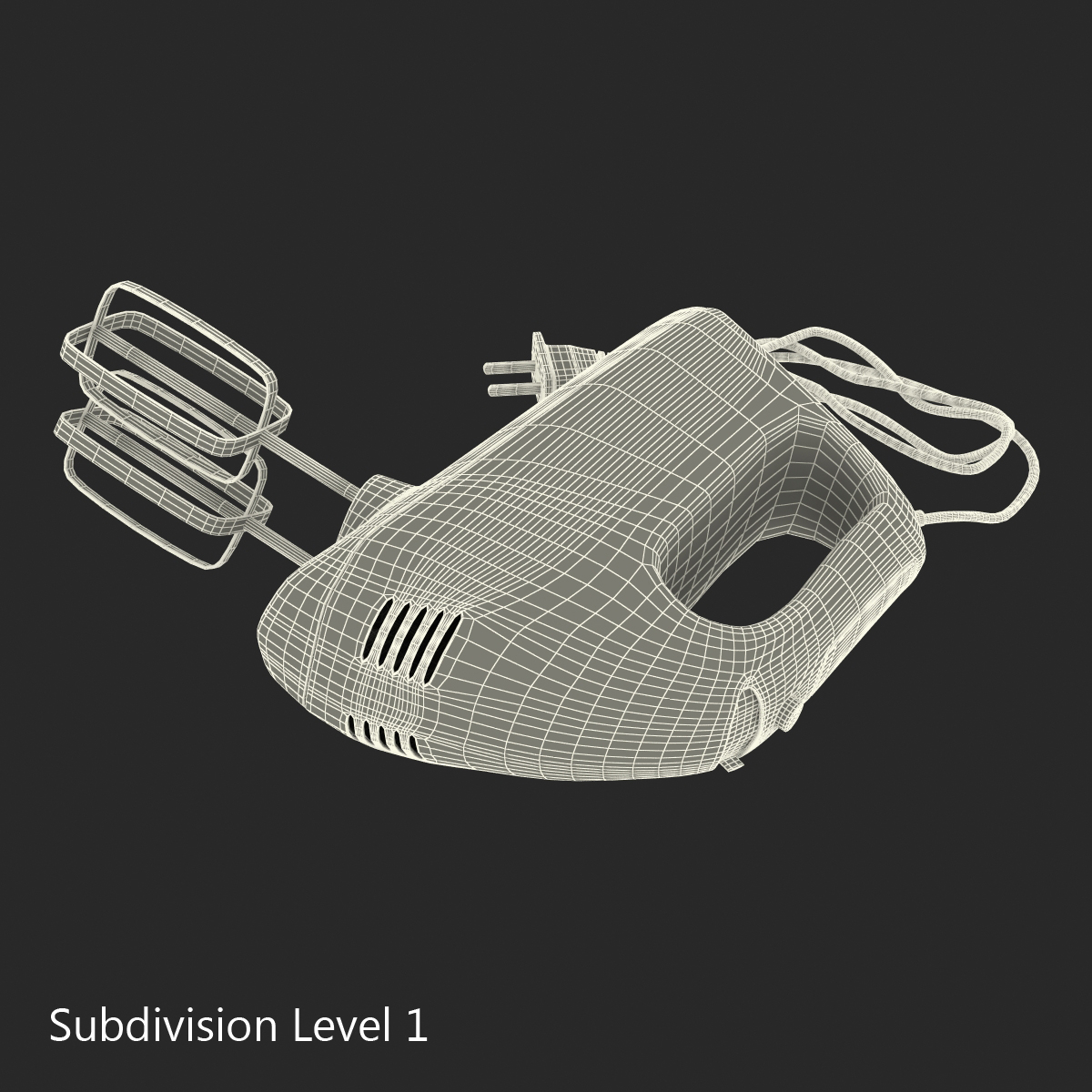 3d hand mixer chrome