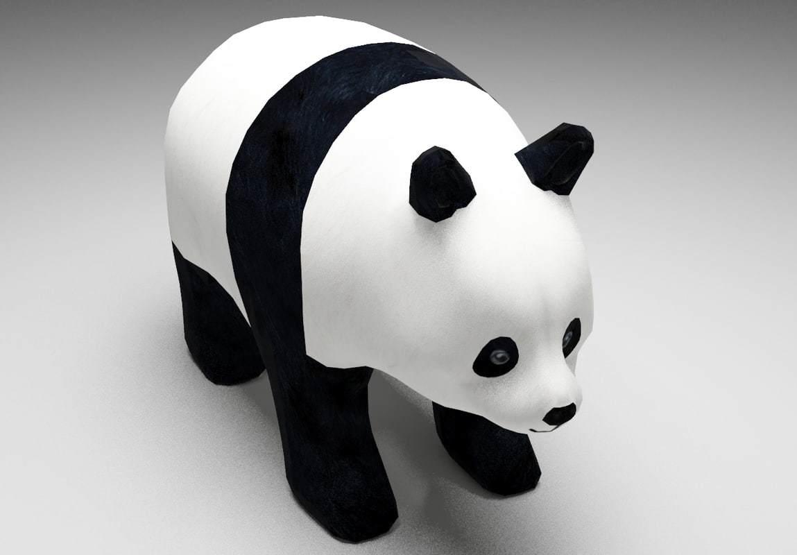 3d model panda