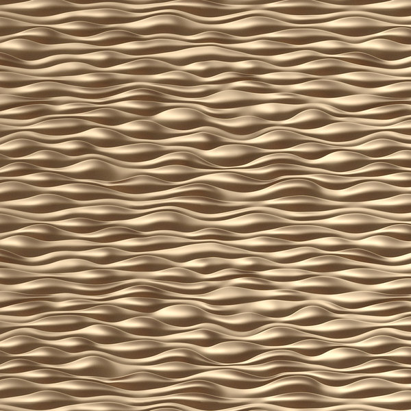 waves wall panels obj