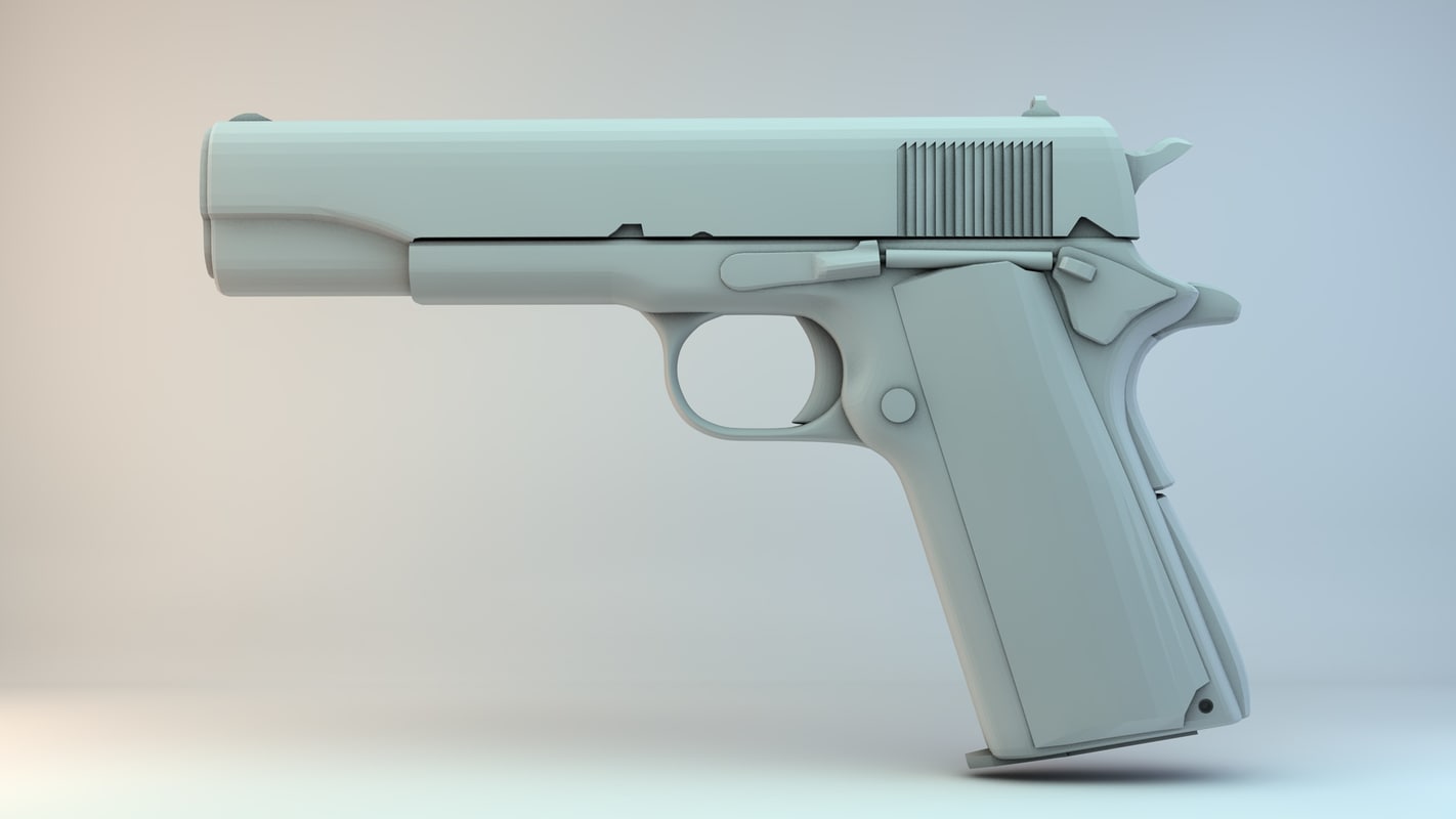 free colt m1911 3d model