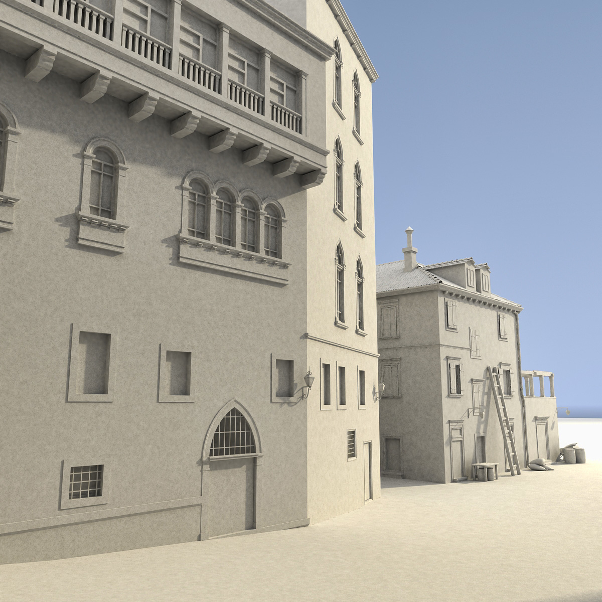old town 3d model