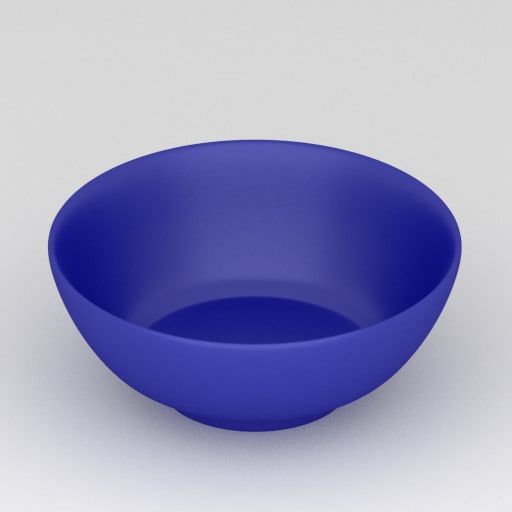free simple bowl 3d model