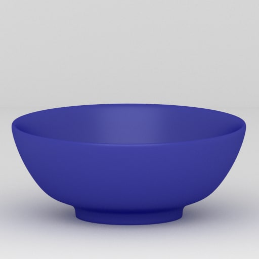 free simple bowl 3d model