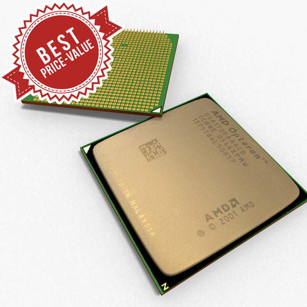 3d cpu amd opteron component model