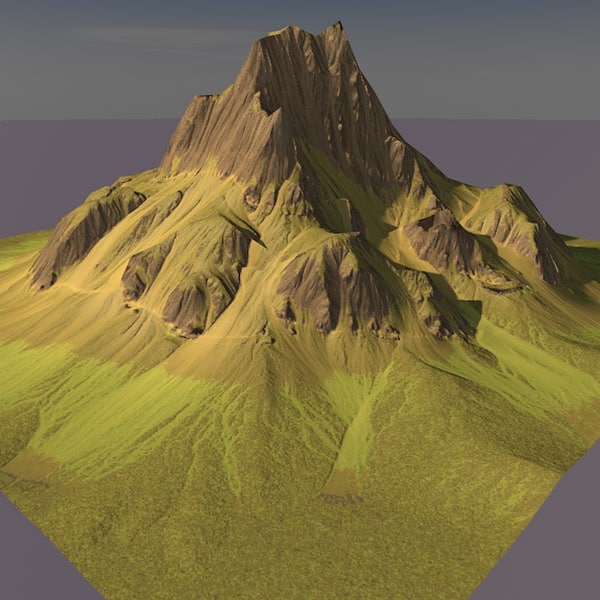 3dsmax mountain maps terrain