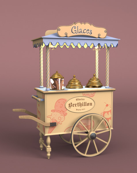Ice Cream Cart 3D Models for Download | TurboSquid