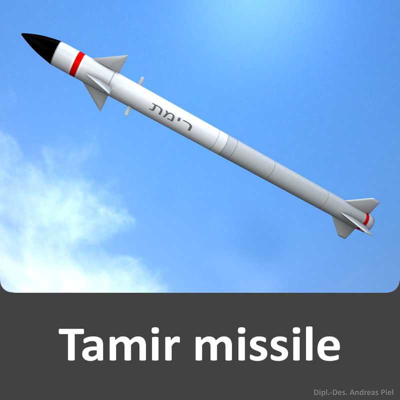 tamir missile 3d model