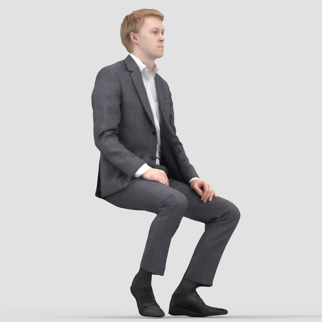 3d model realistic human