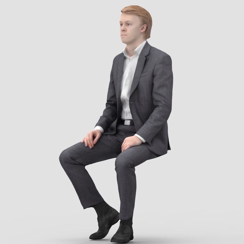 3d model realistic human