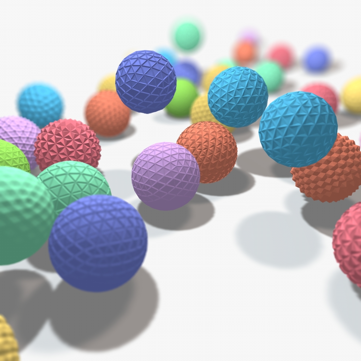 18 geometric spheres 3ds