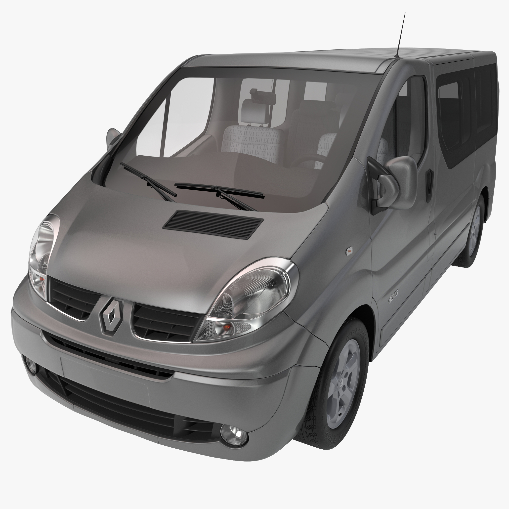 renault trafic 2013 3d model