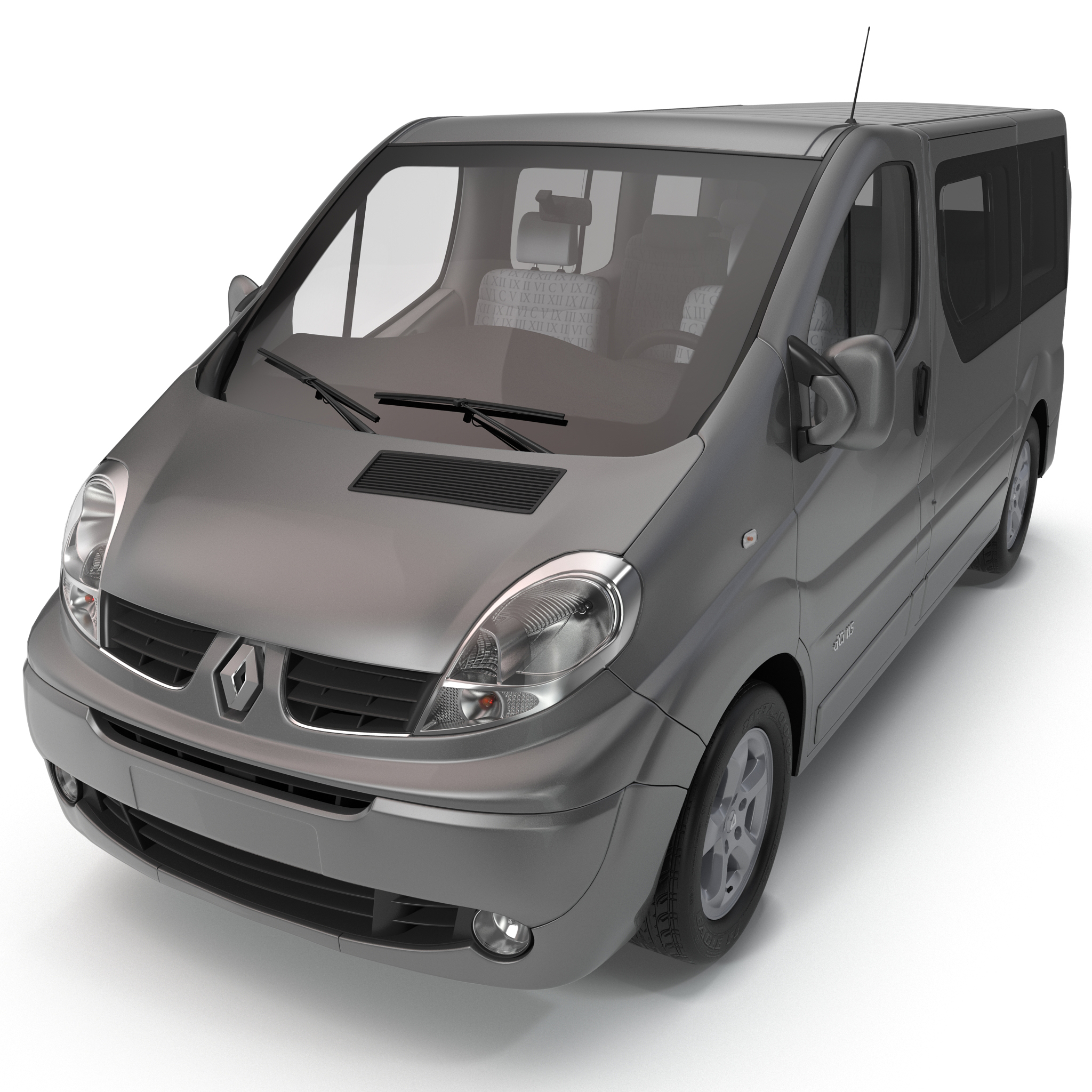 renault trafic 2013 3d model