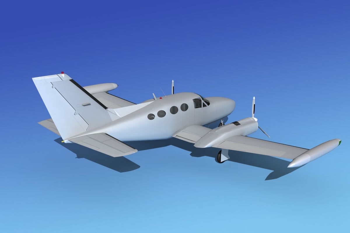 3d model scale cessna 421 golden eagle