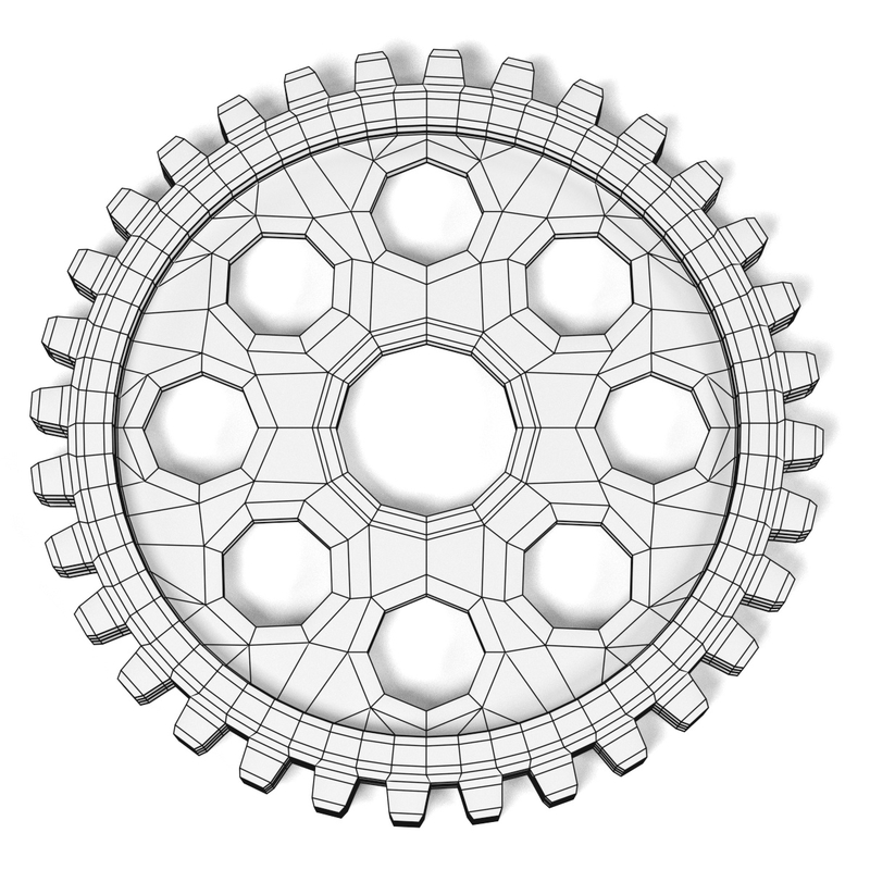 obj gear wheel