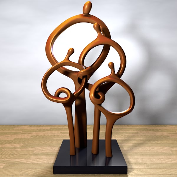 3ds max abstract home decor family