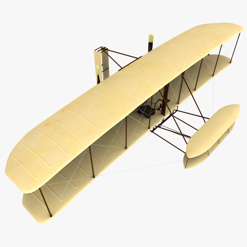 3d model wright flyer