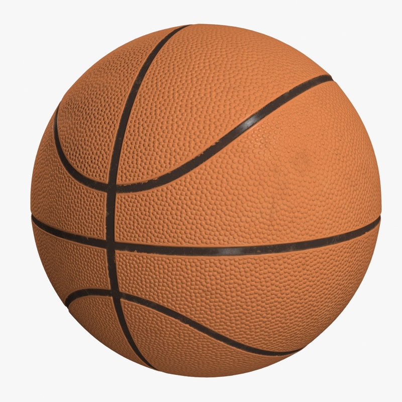 3d model generic basketball