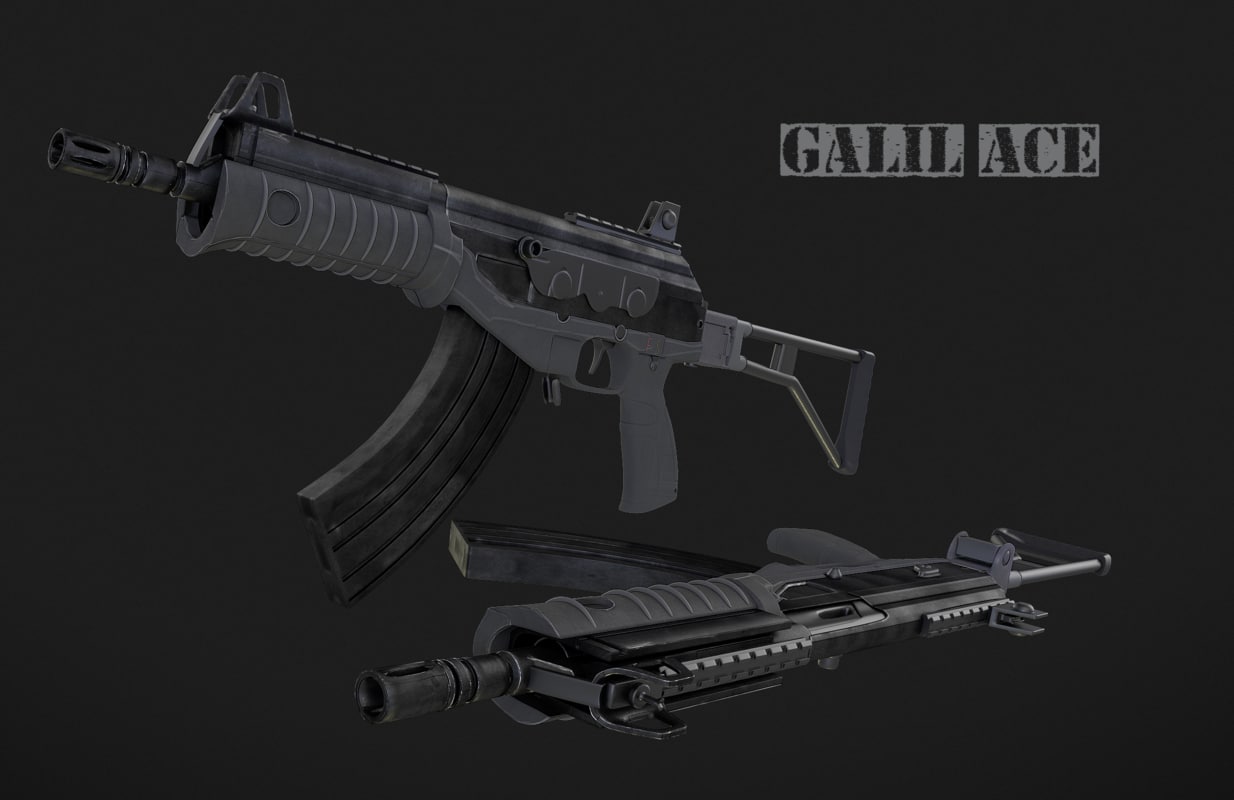 galil ace 3d fbx