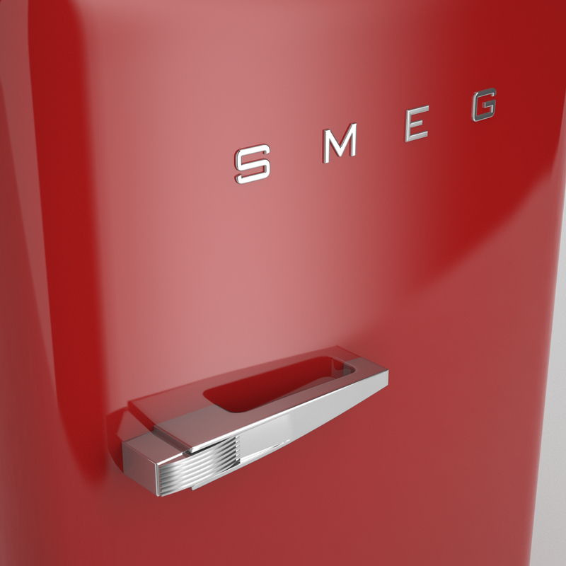3d model of smeg refrigerator
