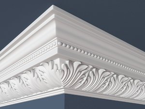 decorative ceiling tile 3d model