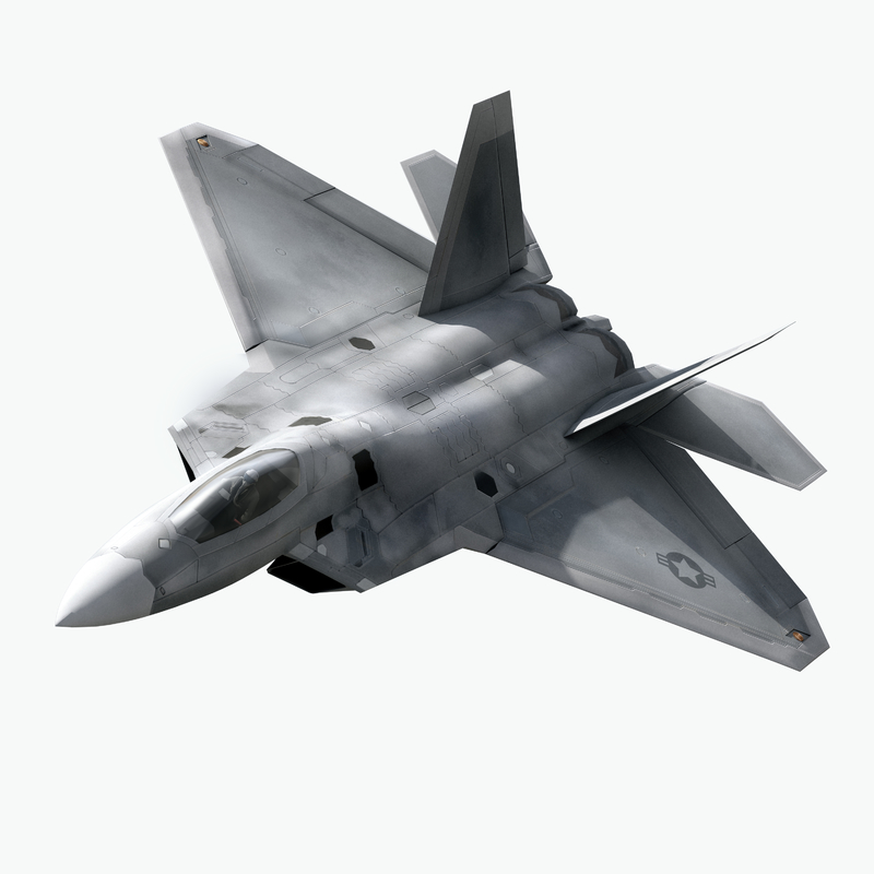 F-22猛禽3D模型 - TurboSquid 900360