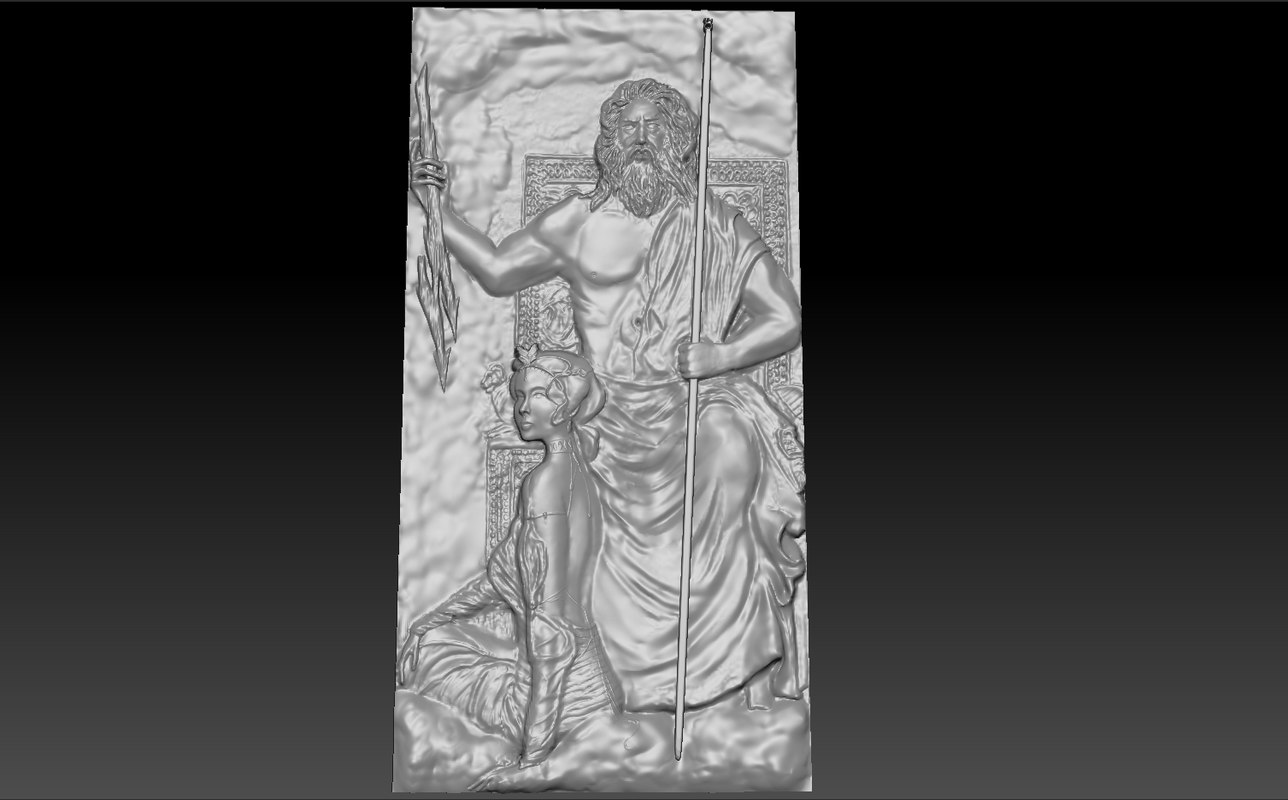 maya bas-relief zeus