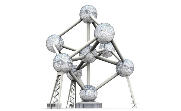 atomium expo brussel 3d model