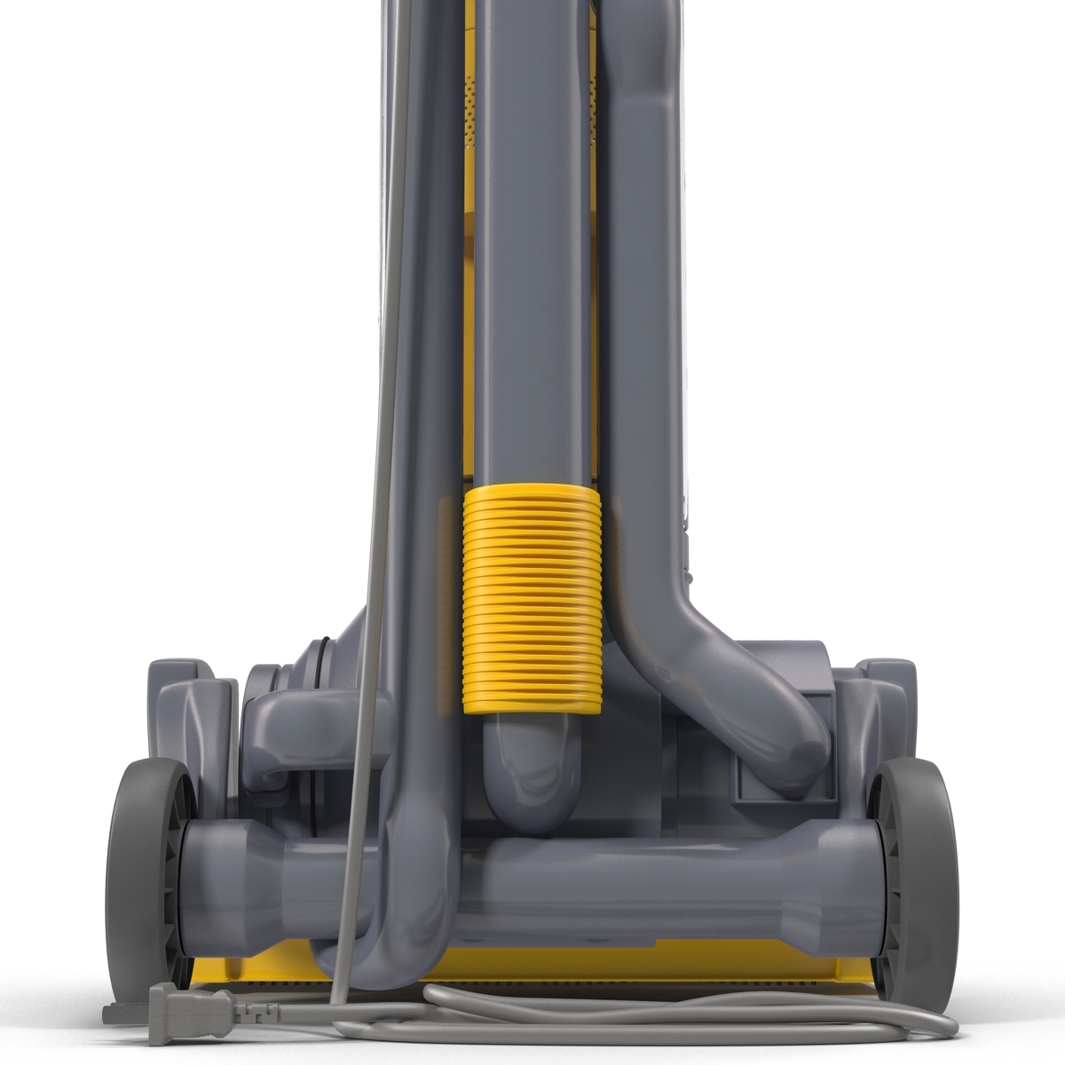 stand vacuum cleaner yellow 3d c4d