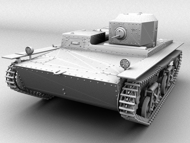 3d model tank t 38