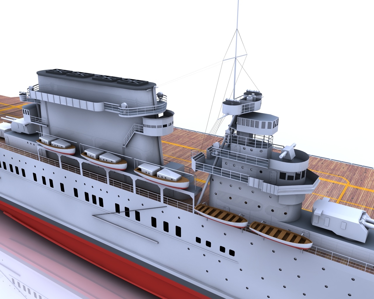 uss lexington cv-2 c4d