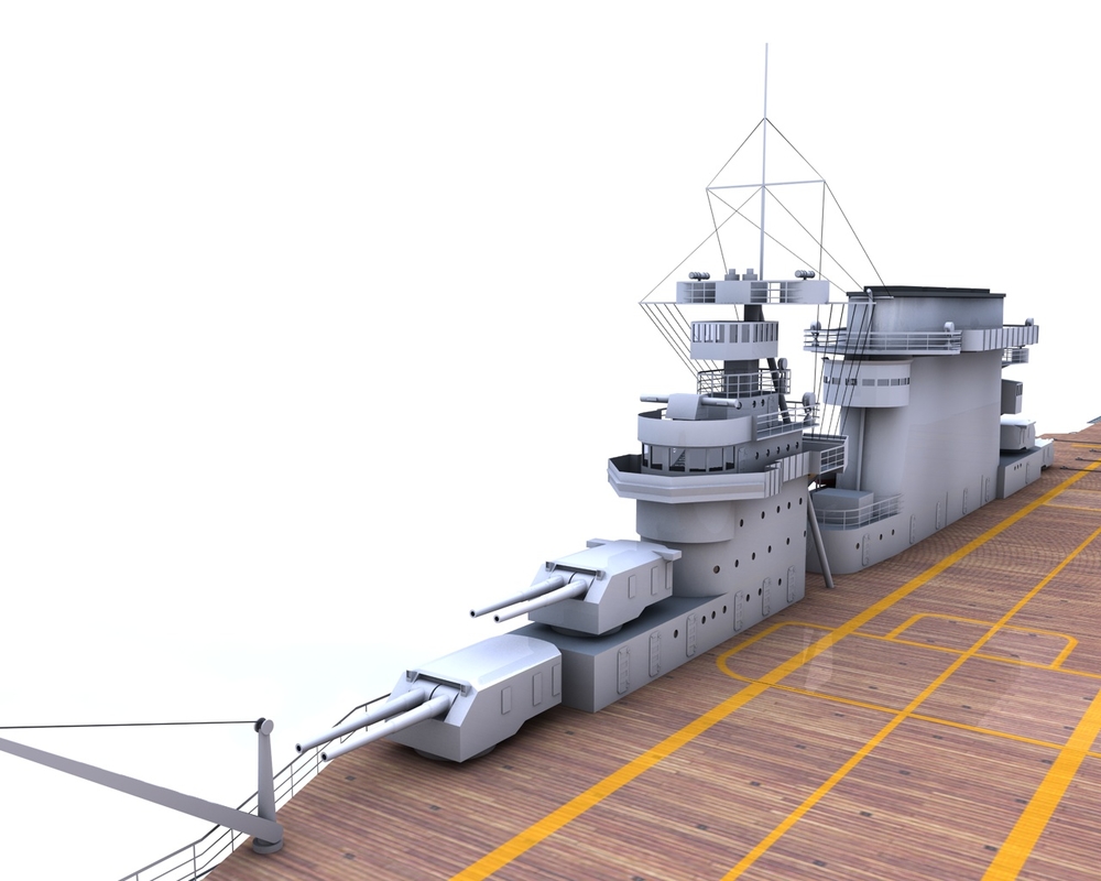 uss lexington cv-2 c4d
